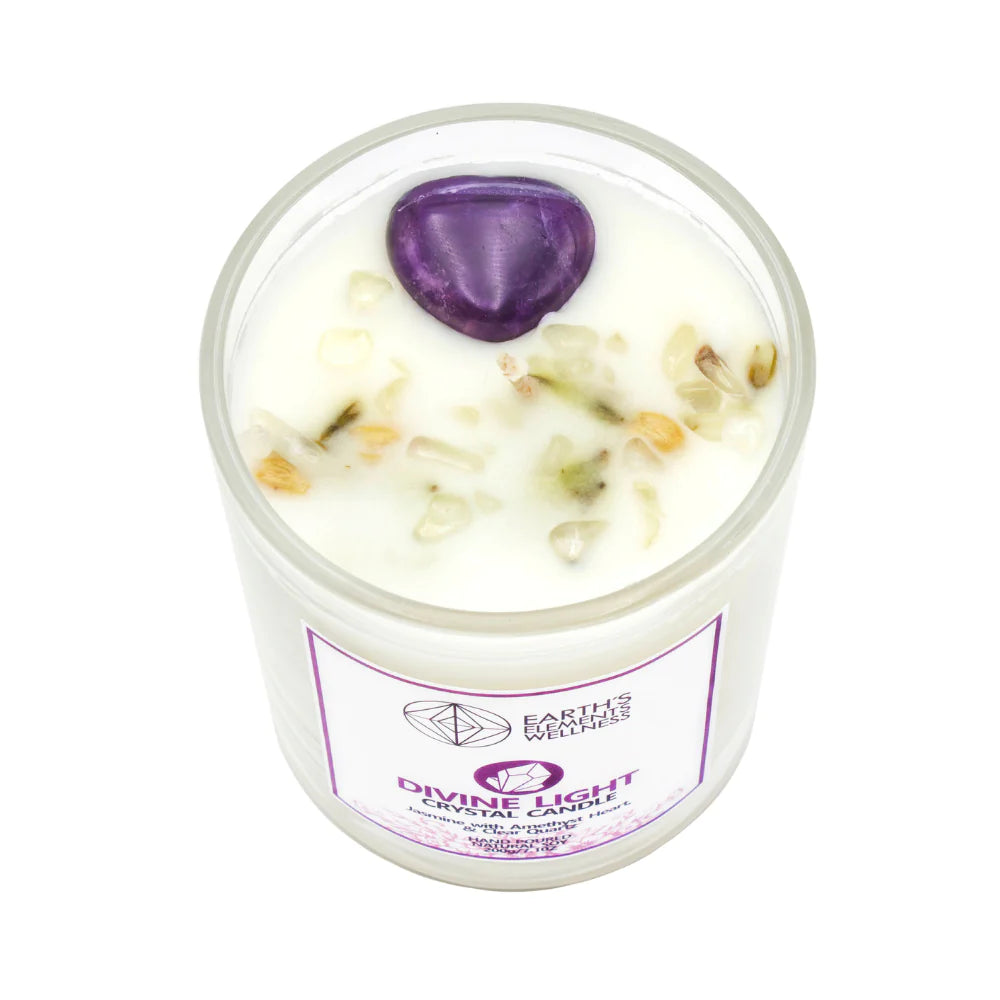 Amethyst - Divine Light Candle – Sanctuary Martha's Vineyard